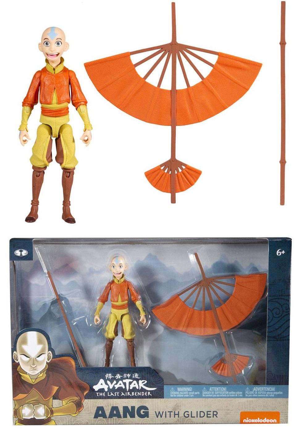 AVATAR AIRBENDER - Aang with Glider - Action Figure 13cm : ShopForGeek ...