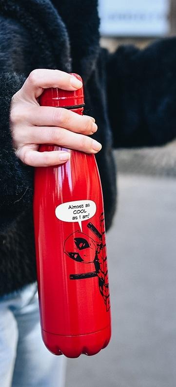 MARVEL - Metal Bottle - Deadpool - 500 ml : ShopForGeek.com: Bottle ...