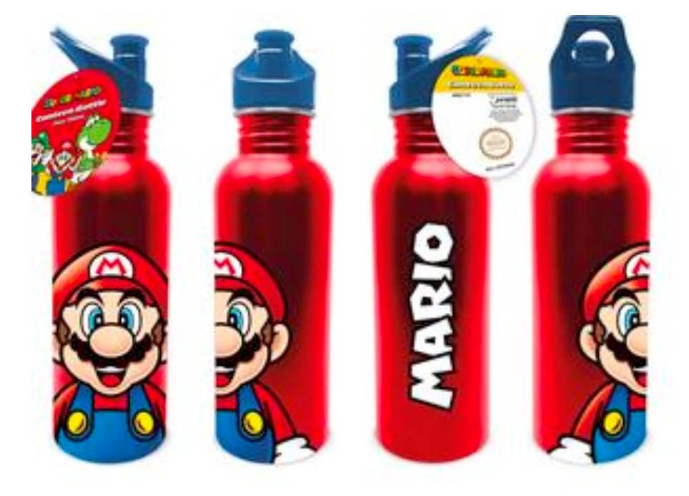 SUPER MARIO - Mario - Metal Canteen 700ml : ShopForGeek.com: Bottle ...