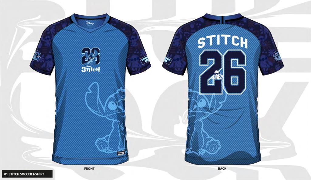 DISNEY - Stitch 26 - Soccer Jersey Men (S) : ShopForGeek.com: T-Shirt ...