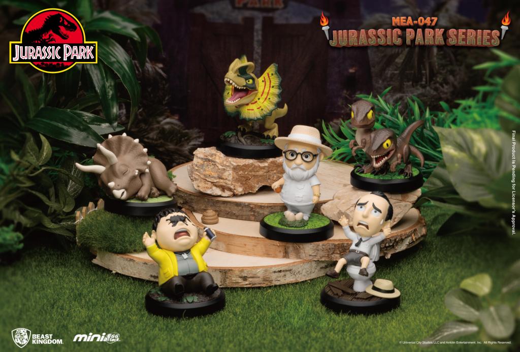 JURASSIC PARK - 6 Mini Egg Attack Figure Set 10cm : ShopForGeek.com: Figurita Beast Kingdom ...