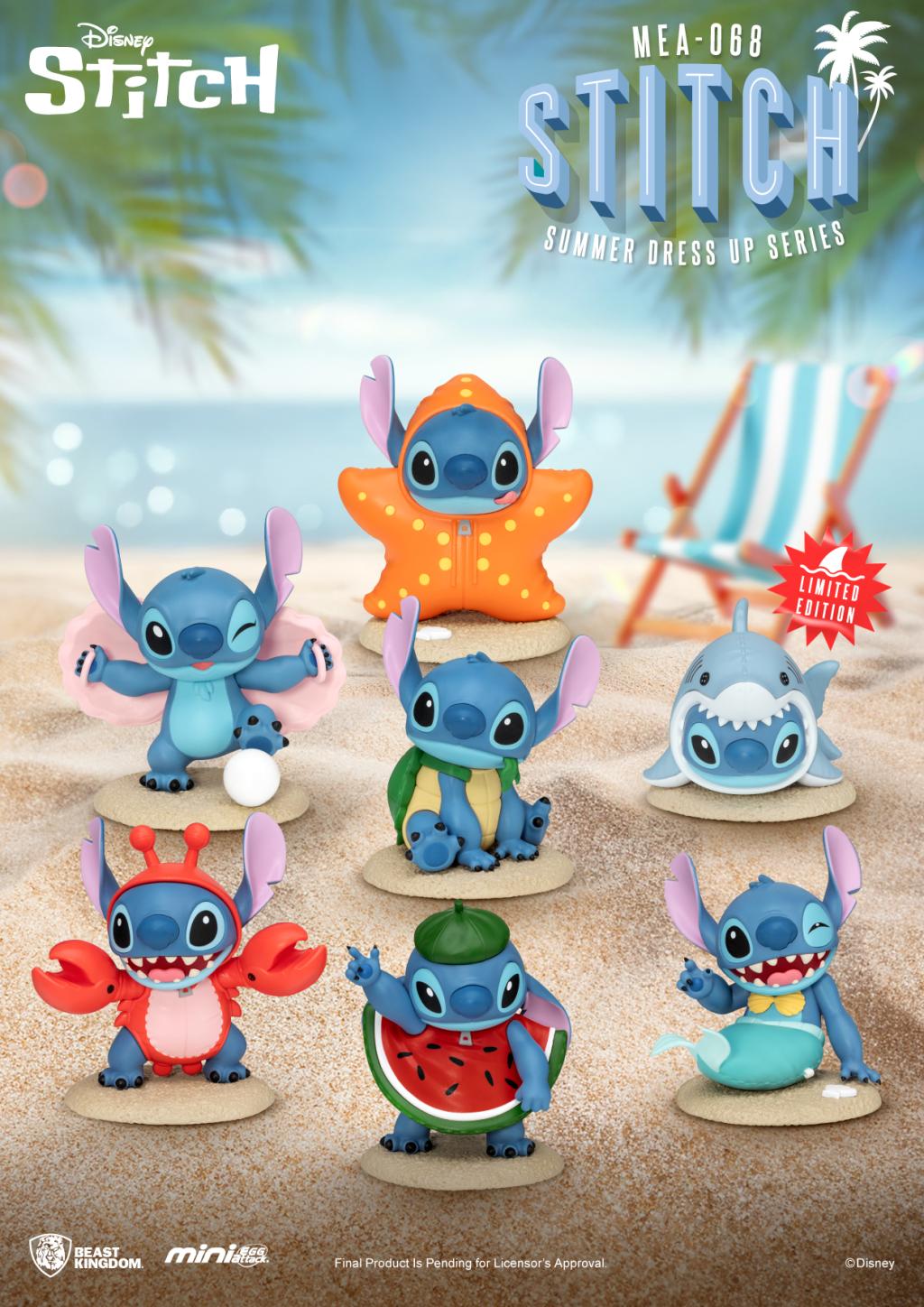 LILO & STITCH - Stitch Summer dress up - 6 Figure set 9cm : ShopForGeek.com: Figurita Beast ...