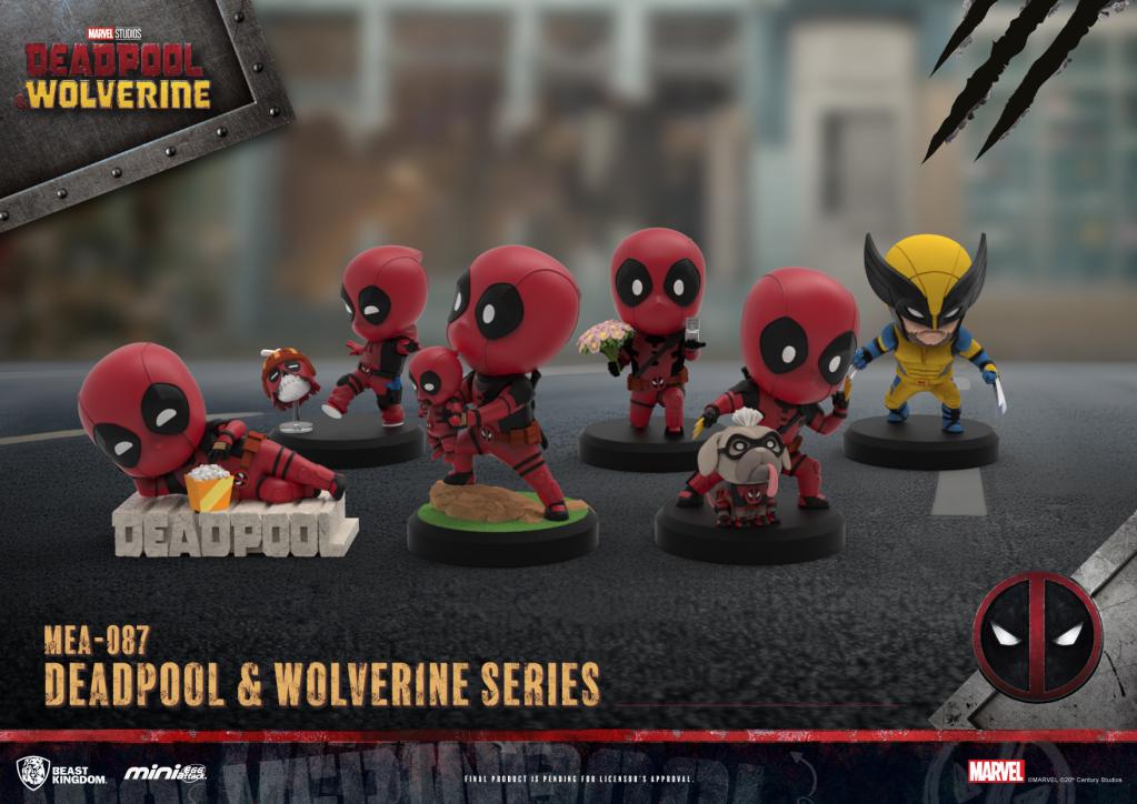 DEADPOOL & WOLVERINE - Set 6 Figurine Mini Egg Attack 10cm ...