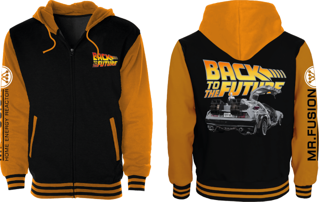 BACK TO THE FUTURE - Delorean - Teddy Jacket (XL) : ShopForGeek.com ...