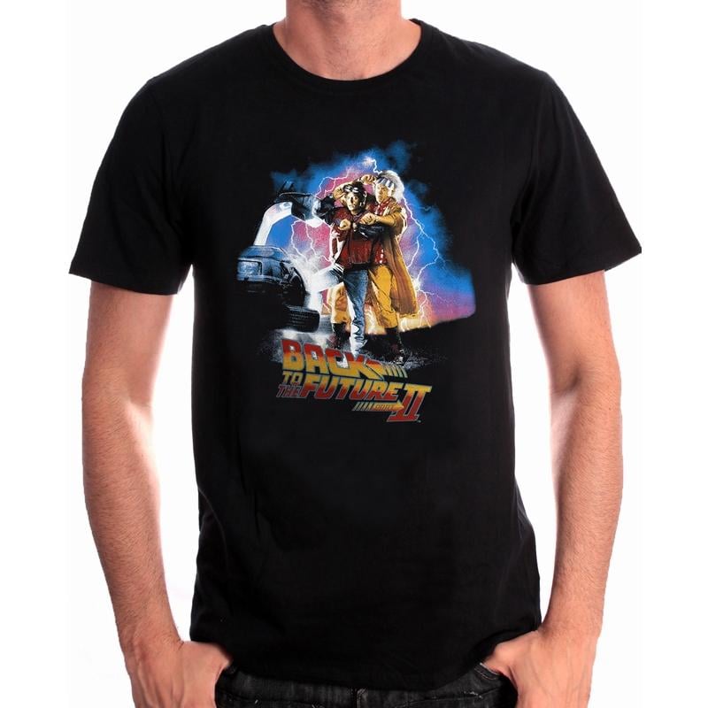 BACK TO THE FUTURE - T-Shirt Poster Back to the Future Part II (XL ...