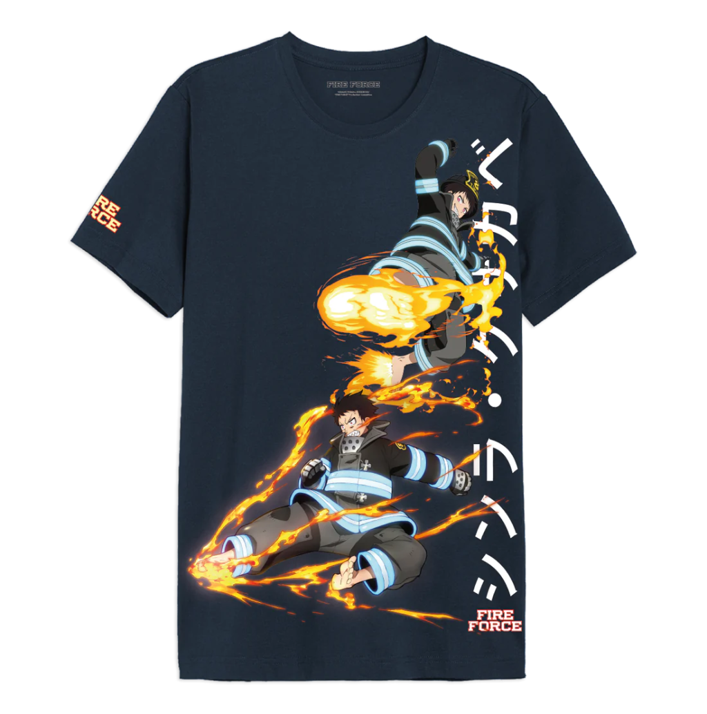 FIRE FORCE - Shinra - Oversize T-Shirt Men (L) : ShopForGeek.com: T ...