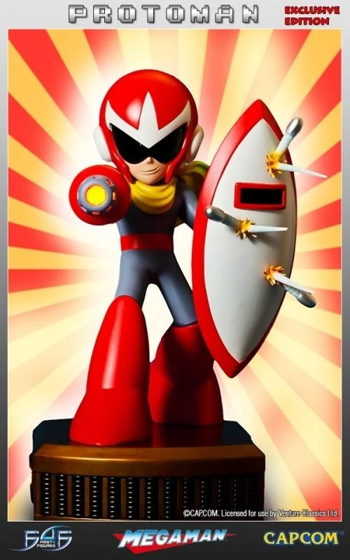 MEGAMAN - Protoman : ShopForGeek.com: Figurines First4Figures Megaman