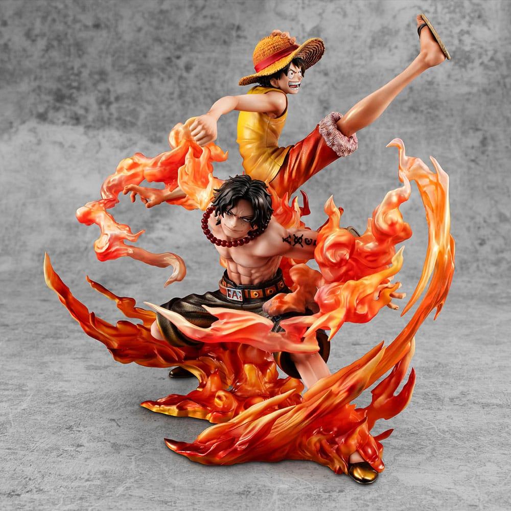 ONE PIECE - Luffy & Ace "Bond between brothers" - Statue P.O.P. 25cm ...