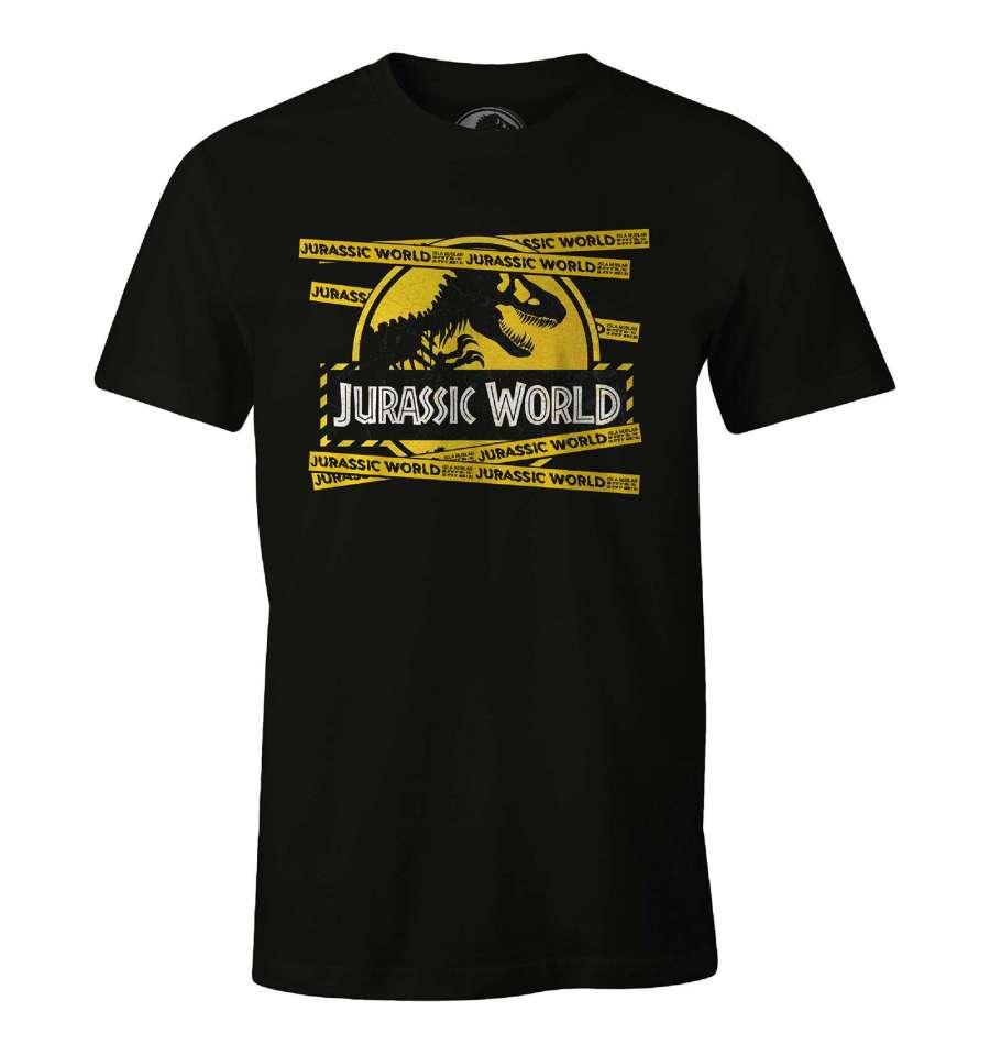 JURASSIC WORLD - T-Shirt Yellow Security Band (L) : ShopForGeek.com: T ...