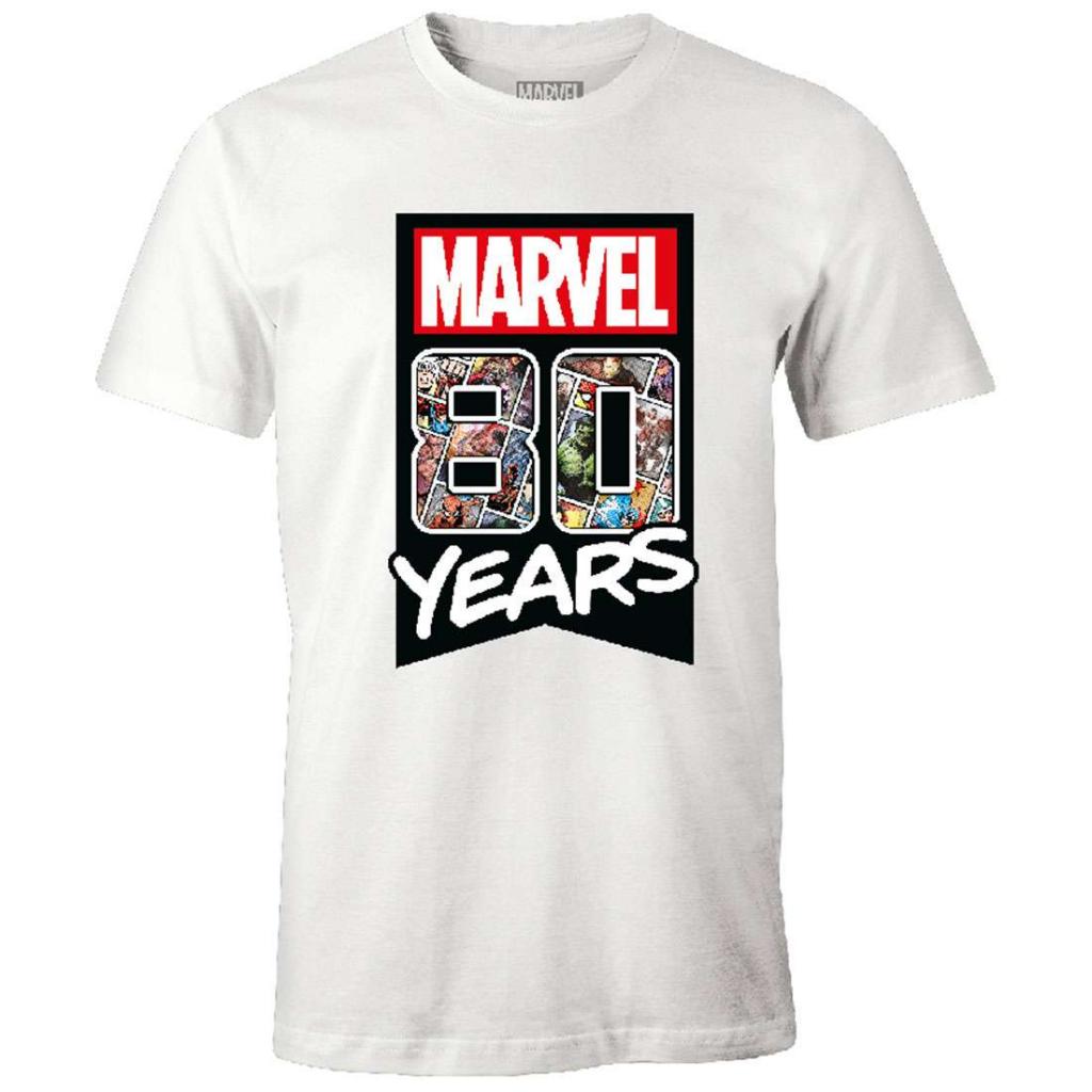 MARVEL - T-Shirt - Marvel 80 years - (XXL) : ShopForGeek.com: T-Shirt ...