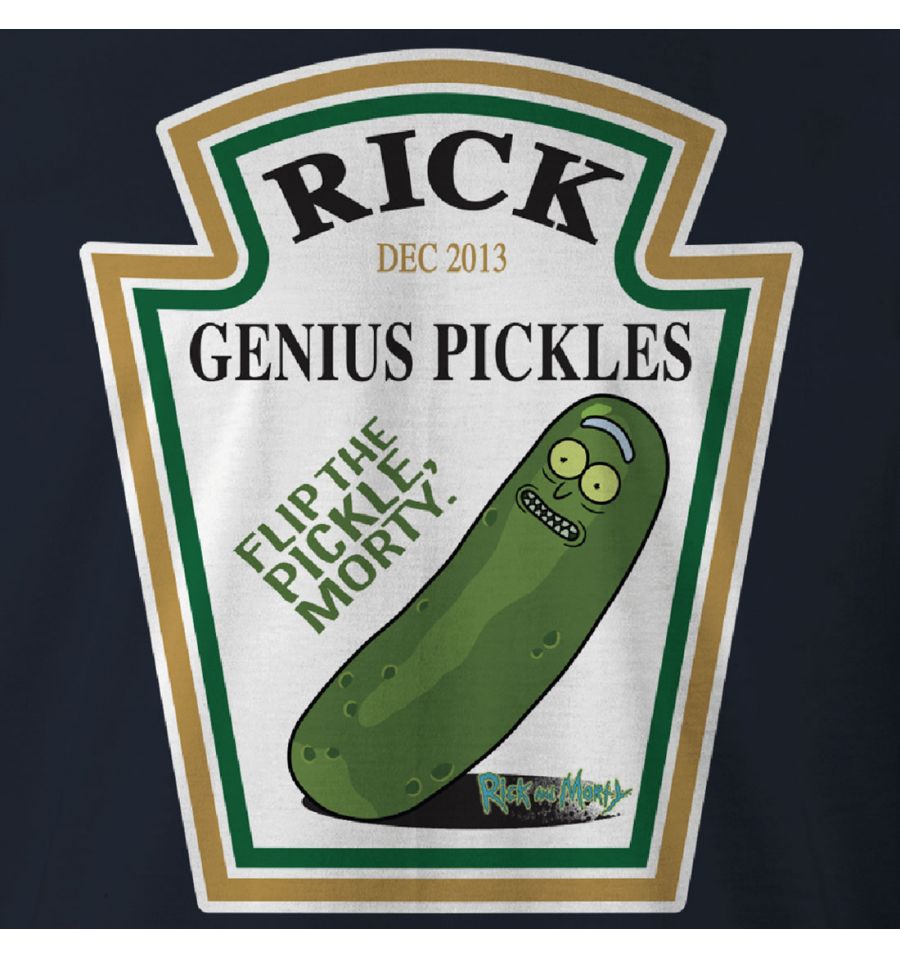 RICK & MORTY - T-Shirt Genius Pickles (L) : ShopForGeek.com: T-Shirt ...