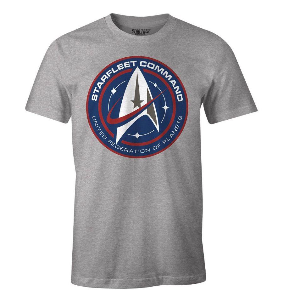 STAR TREK - T-Shirt Starfleet Command (S) : ShopForGeek.com: T-Shirt ...