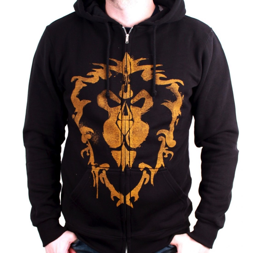 WOW - Sweat Alliance Spray (XL) : ShopForGeek.com: Hooded jumper Cotton ...