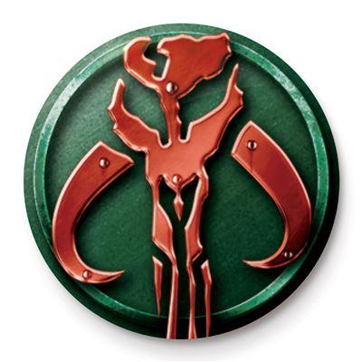 STAR WARS - Mandalorian Symbol - Button Badge 25mm : ShopForGeek.com ...
