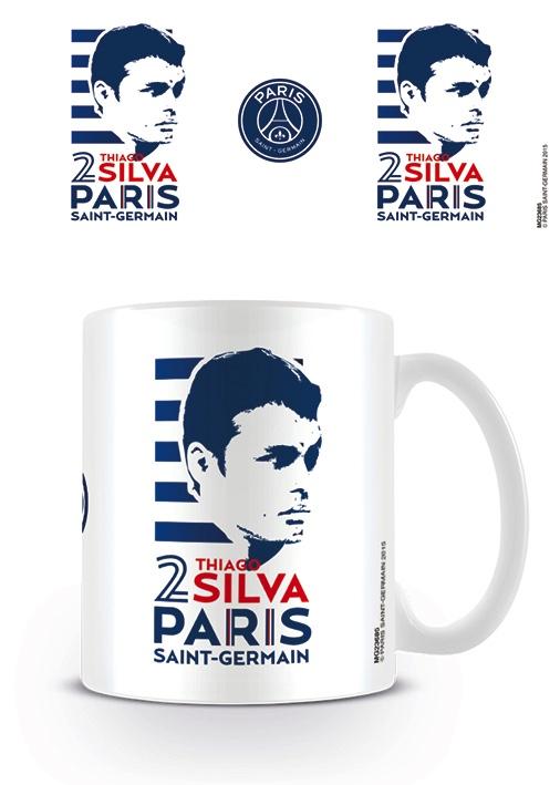 PSG - Mug - 300 ml - Thiago Silva : ShopForGeek.com: Mug Pyramid Football