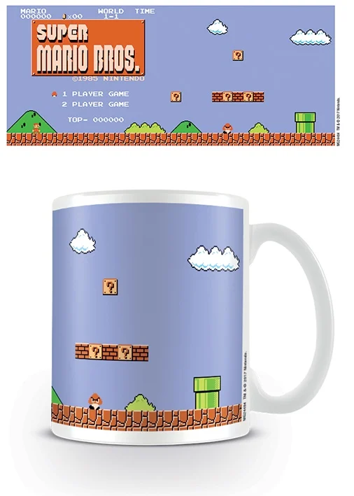NINTENDO - Mug - 300 ml - Super Mario Retro Title : ShopForGeek.com ...