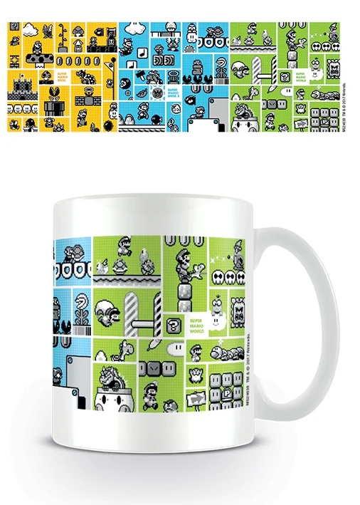 NINTENDO - Mug - 300 ml - Super Mario Legacy : ShopForGeek.com: Mug ...