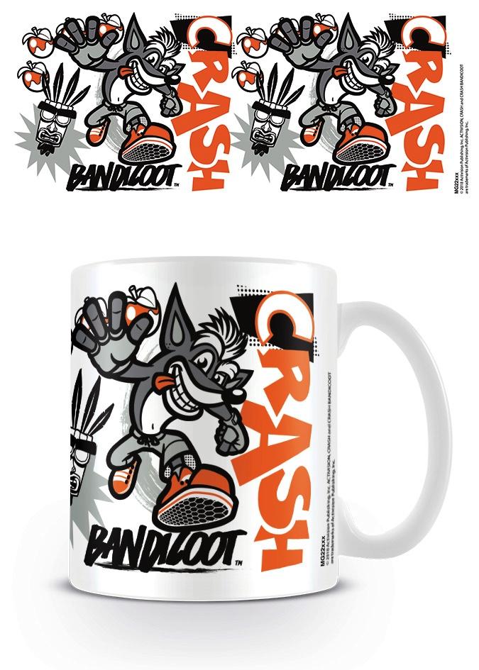 CRASH BANDICOOT - Mug - 315 ml - Stencil : ShopForGeek.com: Mug Pyramid ...