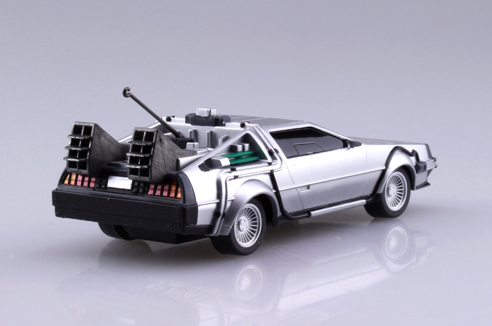 BACK TO THE FUTURE 1 - Delorean - Model Kit 1/43 10cm : ShopForGeek.com ...