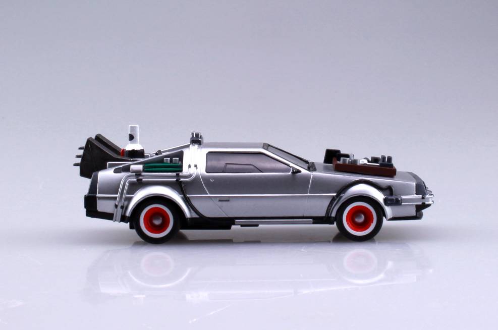BACK TO THE FUTURE 3 - Delorean - Model Kit 1/43 10cm : ShopForGeek.com ...