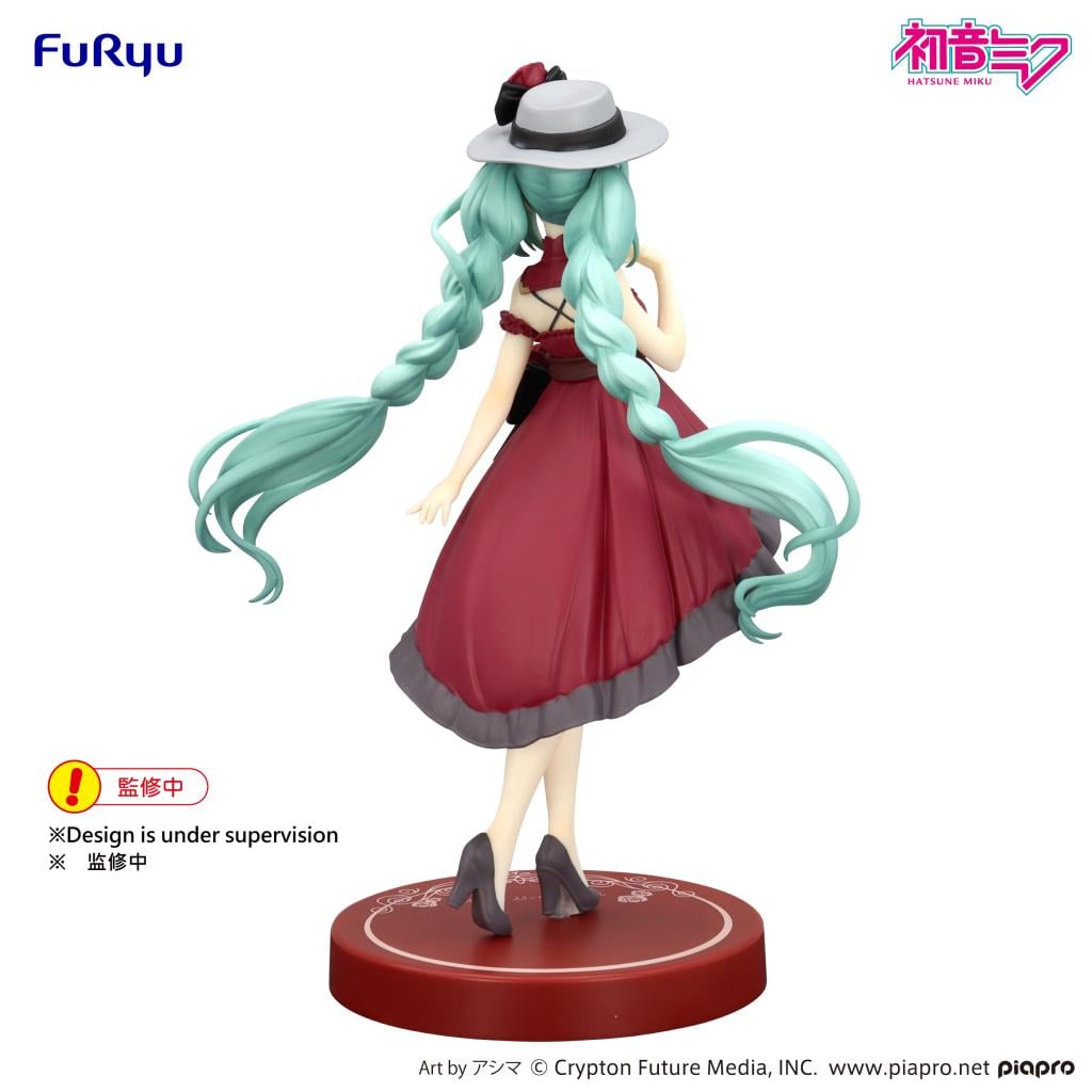 HATSUNE MIKU - Miku "Outing Dress Red" - Statue Trio-Try-It 19cm ...