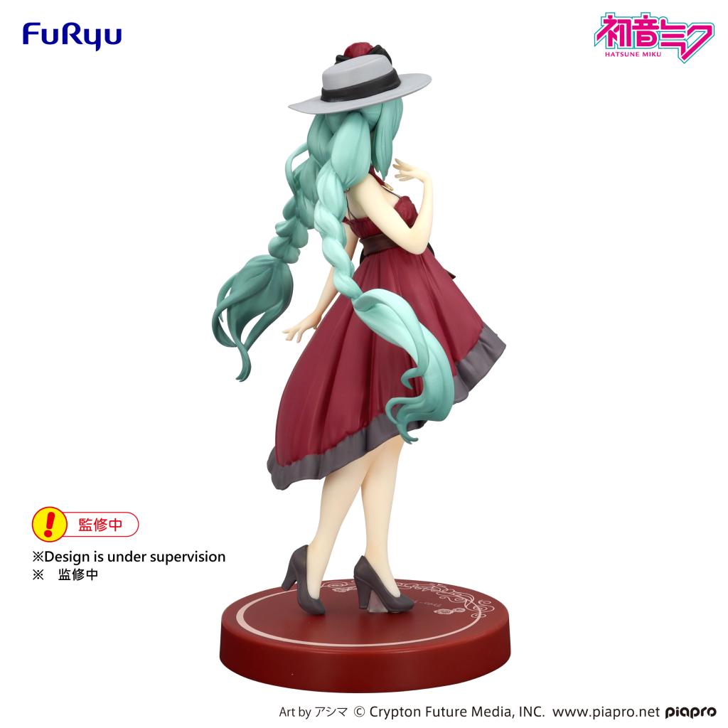 HATSUNE MIKU - Miku "Outing Dress Red" - Statue Trio-Try-It 19cm ...