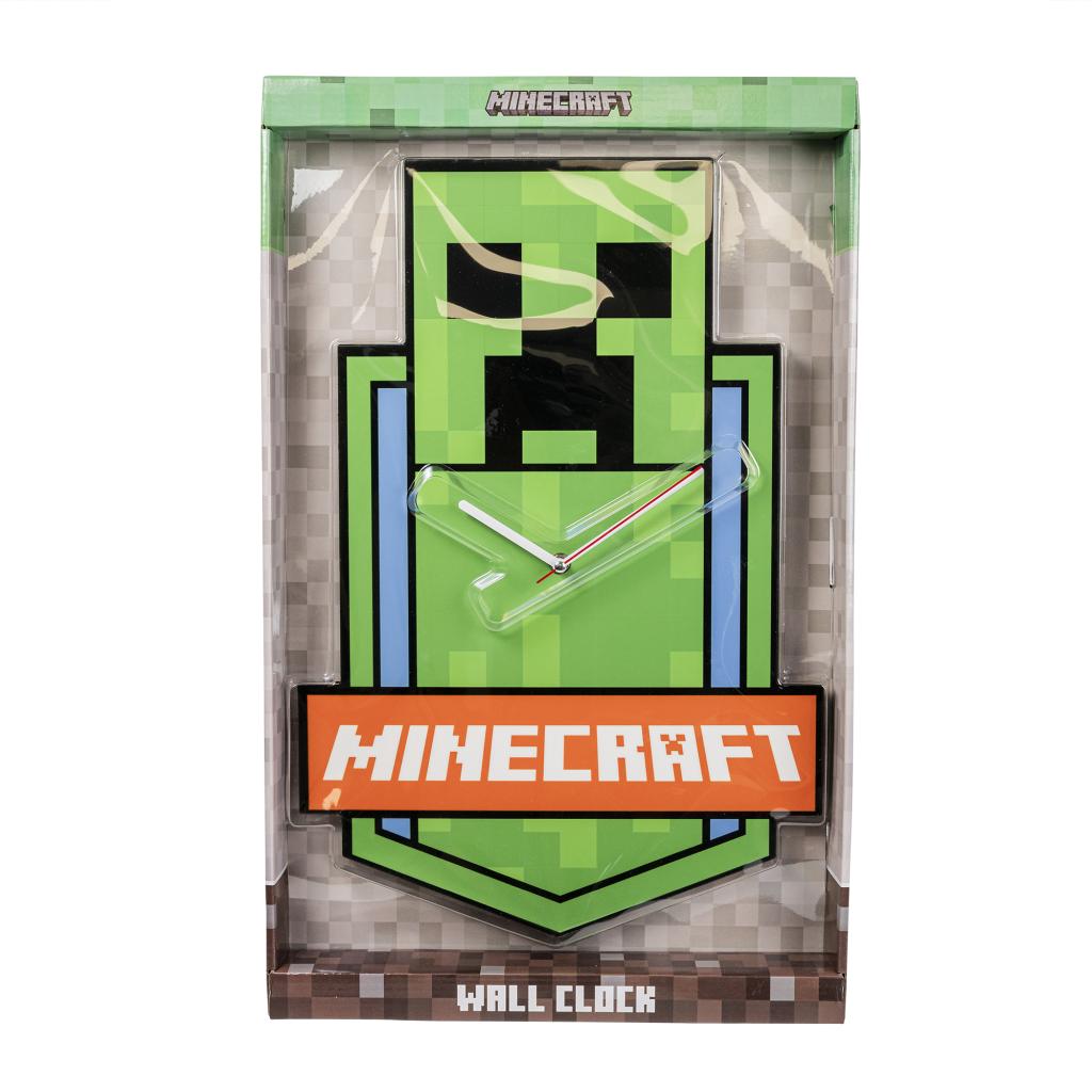 MINECRAFT - Creeper - Wall Clock 21inch : ShopForGeek.com: Reloj ...
