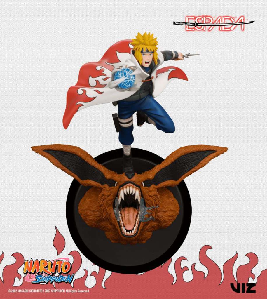 NARUTO SHIPPUDEN - Minato - Wall Statue PVC 1/8 30cm : ShopForGeek.com ...