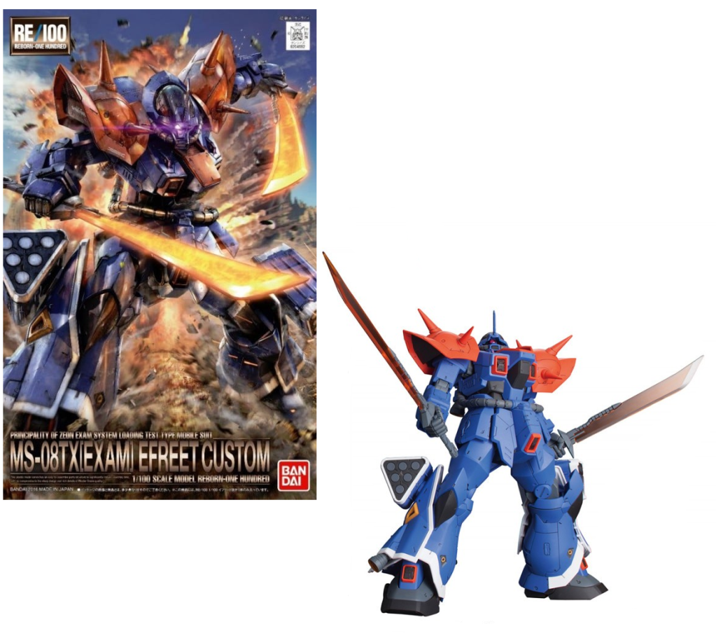 GUNDAM - RE/100 1/100 MS-08TX (Exam) Efreet Custom - Model Kit : ShopForGeek.com: Modelo de kit ...