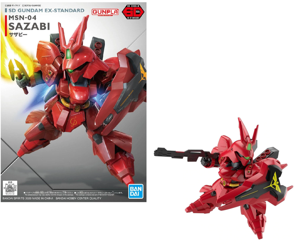 GUNDAM - SD EX Standard Sazabi Gundam SD - Model Kit : ShopForGeek.com ...