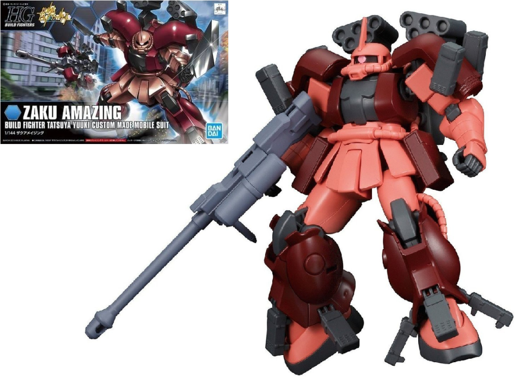 GUNDAM - HGBF 1/144 Zaku Amazing - Model Kit : ShopForGeek.com: Model Kit Bandai Model Kit Gundam