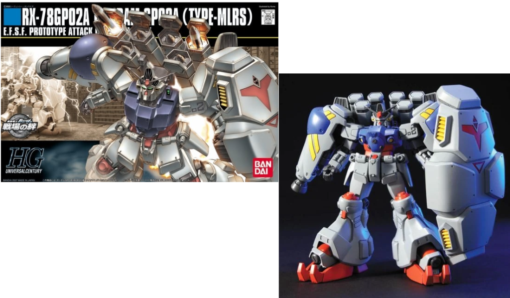 GUNDAM - HGUC 1/144 GP02A MLRS Custom - Model Kit : ShopForGeek.com ...