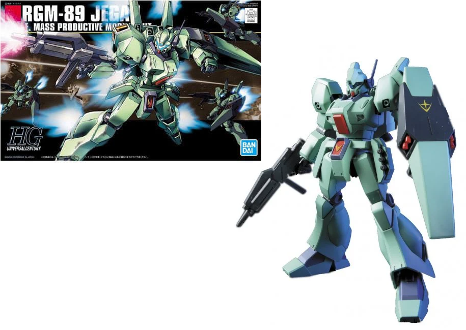 GUNDAM - HGUC 1/144 RGM-89 Jegan - Model Kit : ShopForGeek.com: Model ...