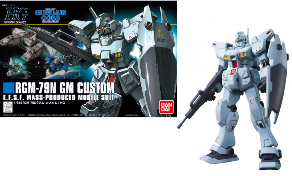 GUNDAM - HGUC 1/144 GM Custom - Model Kit : ShopForGeek.com: Model Kit ...