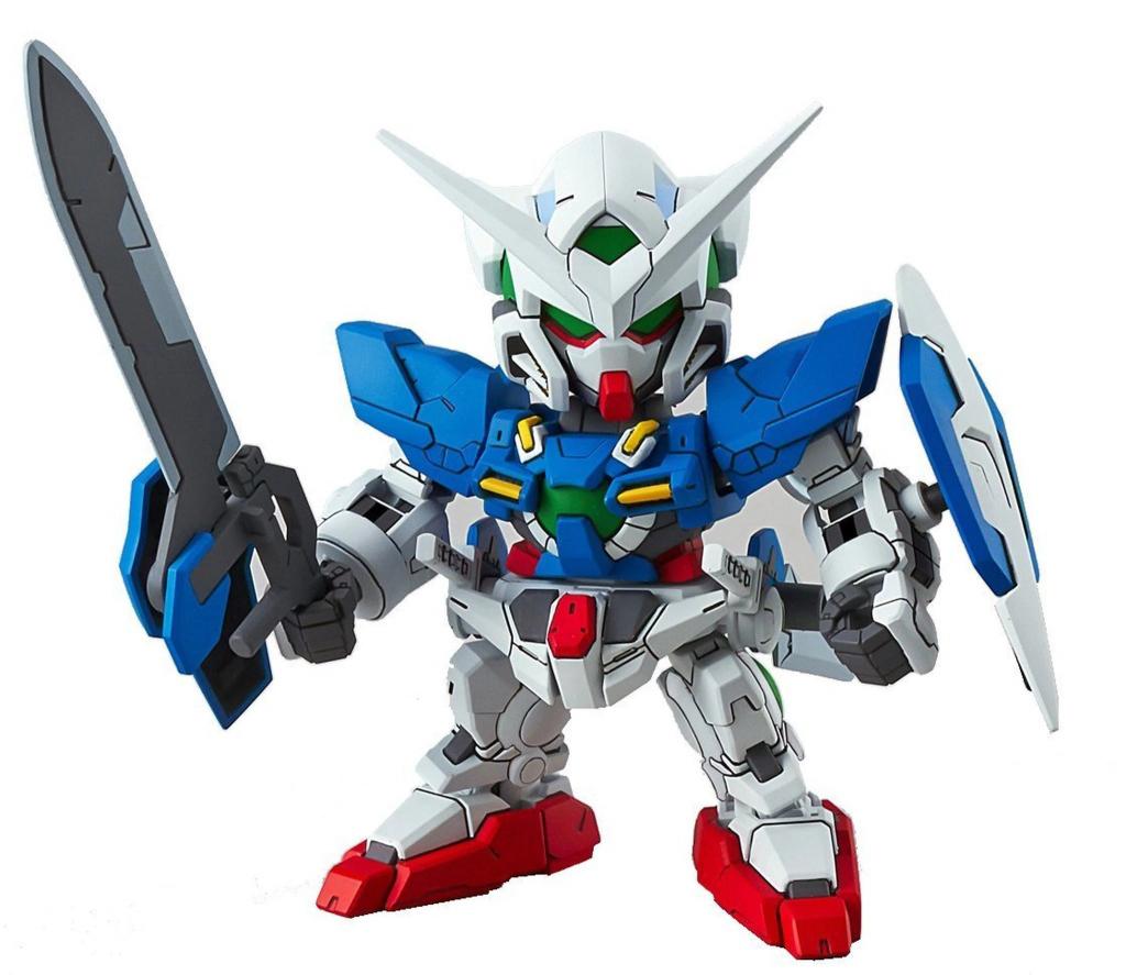 GUNDAM - SD Gundam Ex-Standard 003 Gundam Exia - Model Kit 8cm ...
