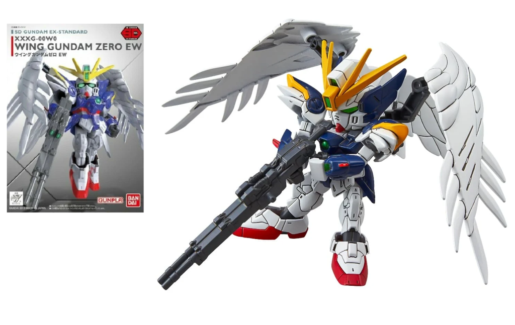 GUNDAM - SD Gundam Ex-Standard 004 Wing Zero - Model Kit 8cm ...