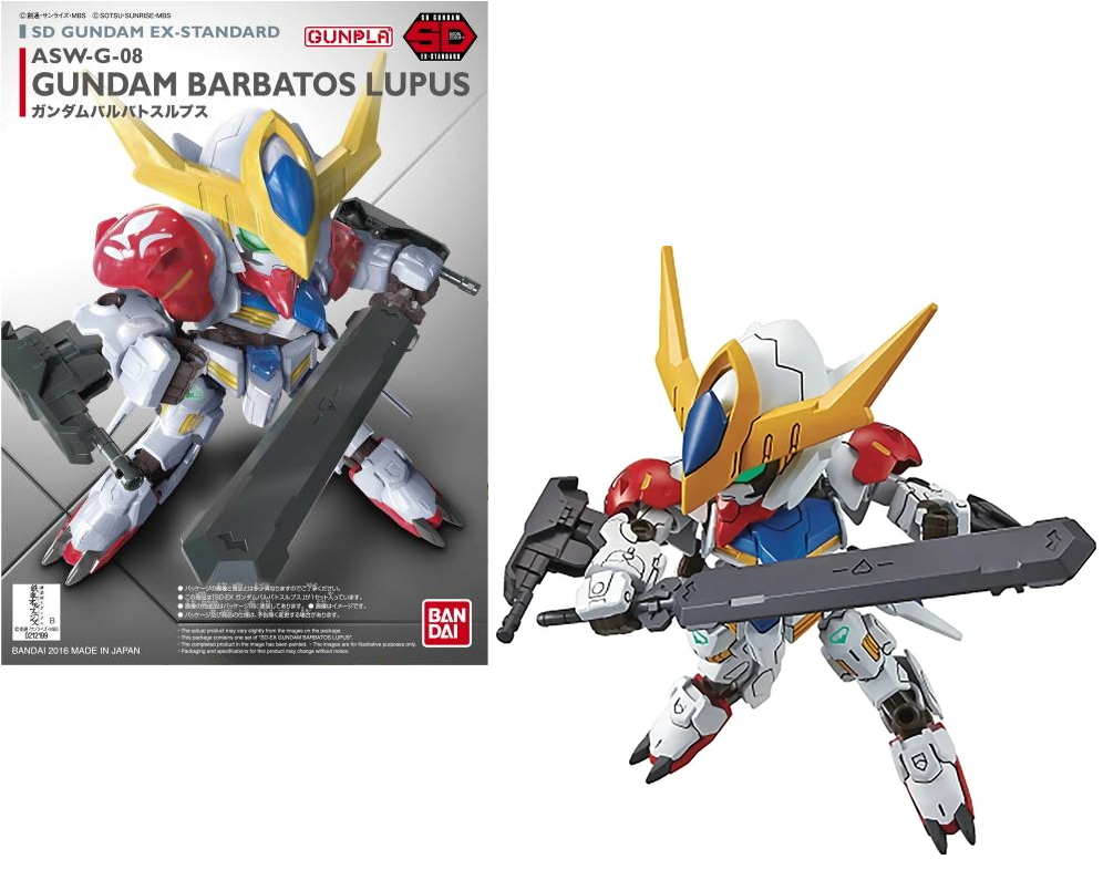 GUNDAM - SD Gundam Ex-Standard 014 Gundam Barbatos - Model Kit 8cm ...