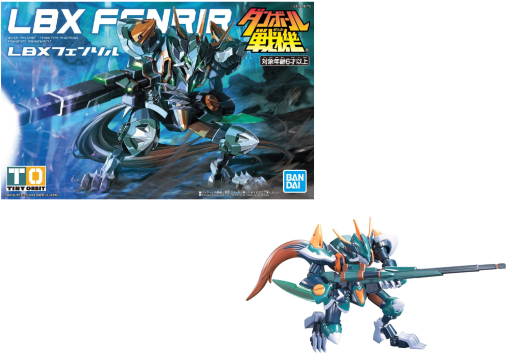 GUNDAM - LBX Fenrir - Model Kit : ShopForGeek.com: Modelo de kit Bandai Model Kit Gundam