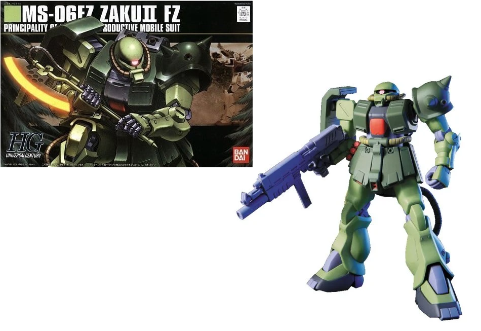 GUNDAM - HGUC 1/144 Zaku II Kai - Model Kit : ShopForGeek.com: Model ...