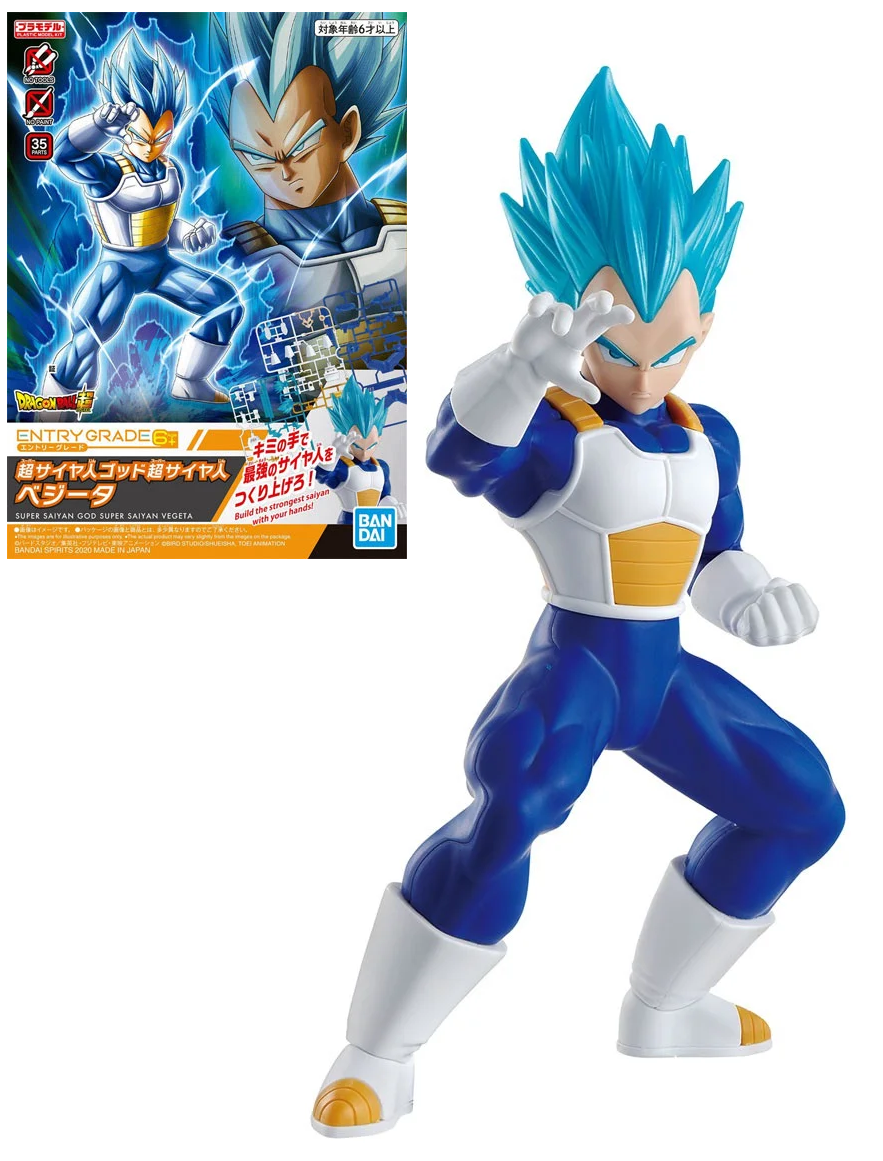 DRAGON BALL - Entry Grade - Super Saiyan God SS Vegeta (REPROD ...