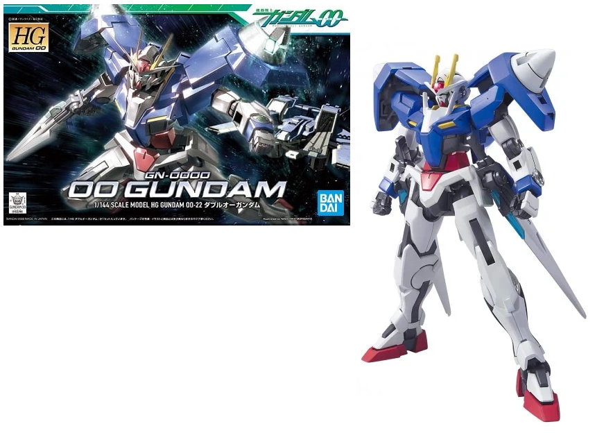 GUNDAM - HG 1/144 Gundam OO GN-0000 00 - Model Kit : ShopForGeek.com: Model Kit Bandai Model Kit ...