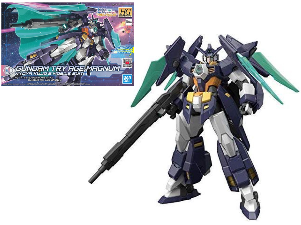 BUILD DIVERS - HGDB:R 1/144 Gundam Try Age Magnum - Model Kit ...