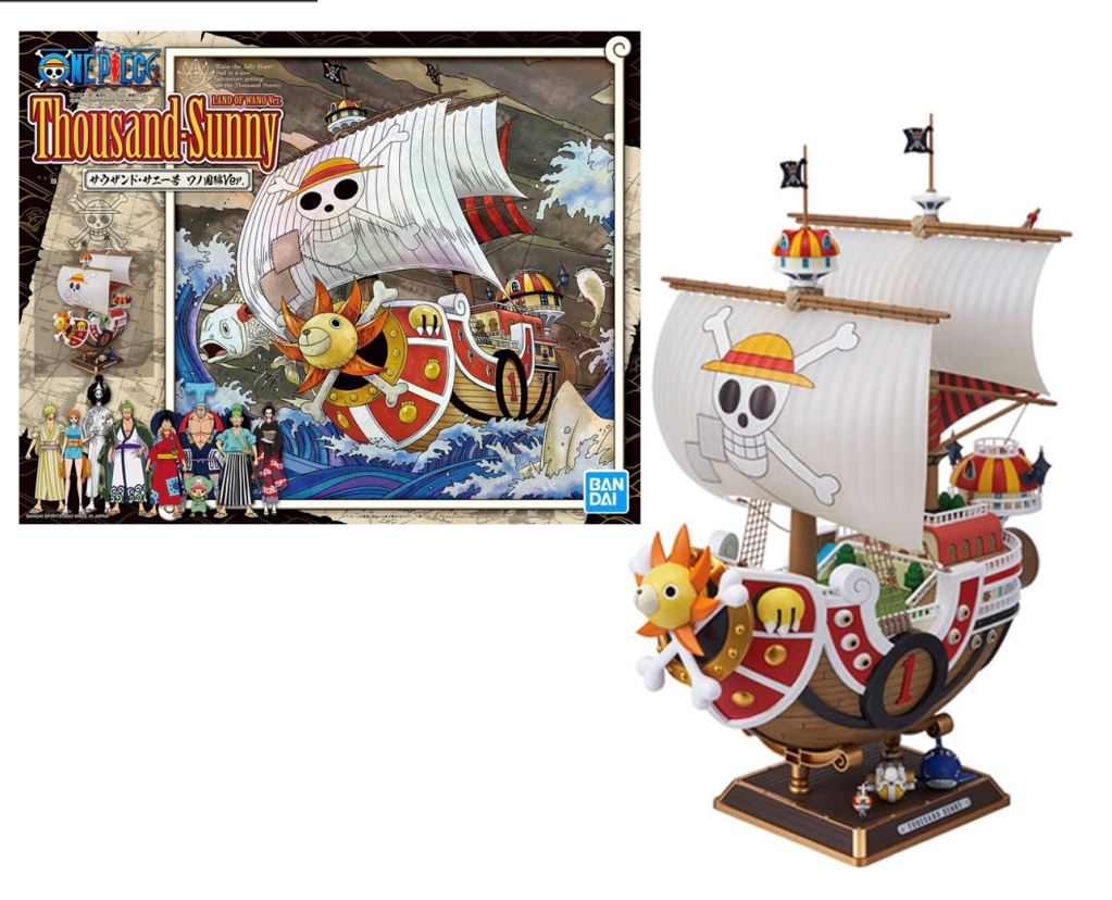 ONE PIECE - Thousand Sunny Land of Wanokuni Ver. - Model Kit 30cm ...