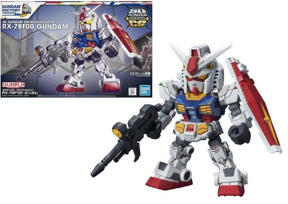 GUNDAM - SD Gundam Cross Silhouette RX-78F00 Gundam - Model Kit ...