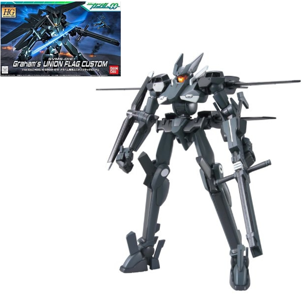 GUNDAM - HGUC 1/144 00 SVMS-01E Graham's Union Flag Custom - Model Kit ...