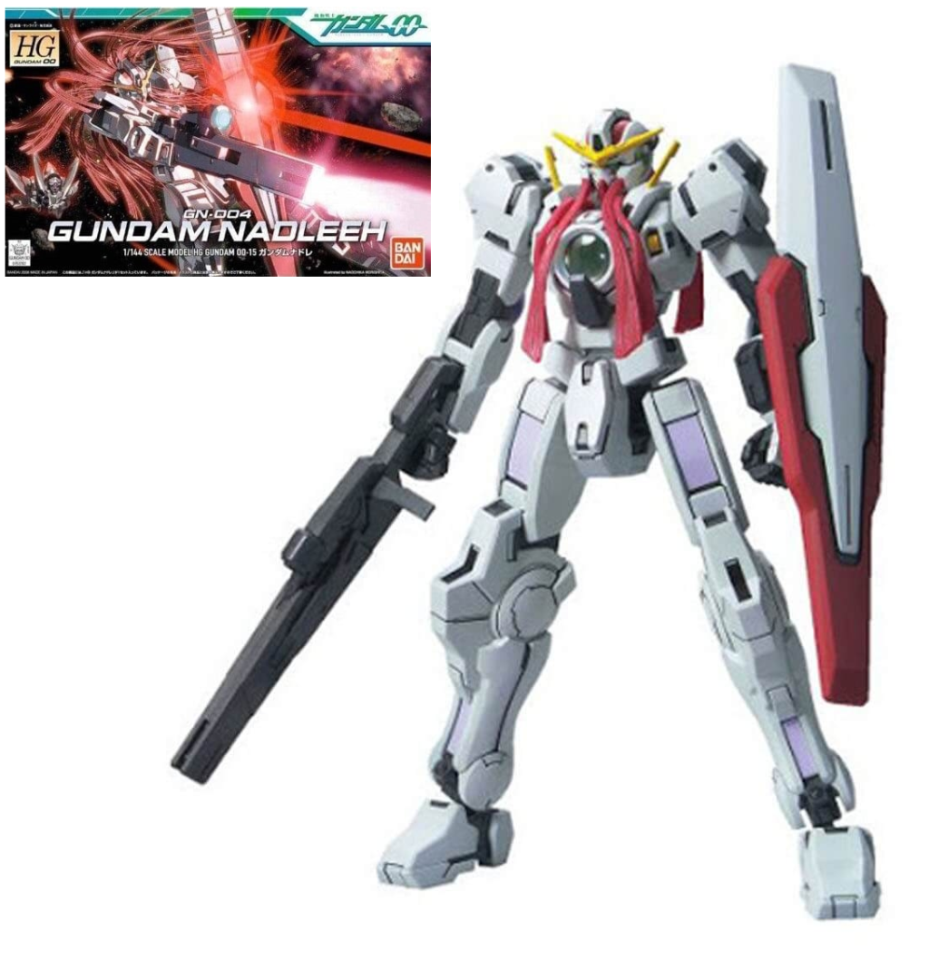 GUNDAM - HG 1/64 Gundam 00 GN-004 Gundam Nadleeh - Model Kit : ShopForGeek.com: Model Kit Bandai ...