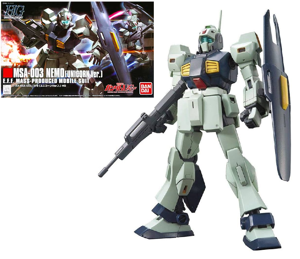 GUNDAM - 1/144 HGUC NEMO ( Unicorn Vers. ) - Model Kit : ShopForGeek ...