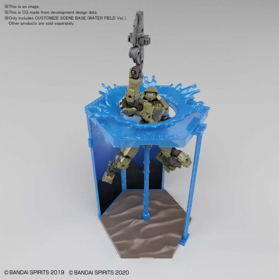 GUNDAM - Customize Scene Base Water Field - Accessoires pour Model Kit ...