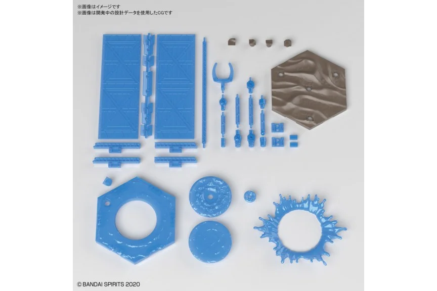 GUNDAM - Customize Scene Base Water Field - Model Kit Accessories ...
