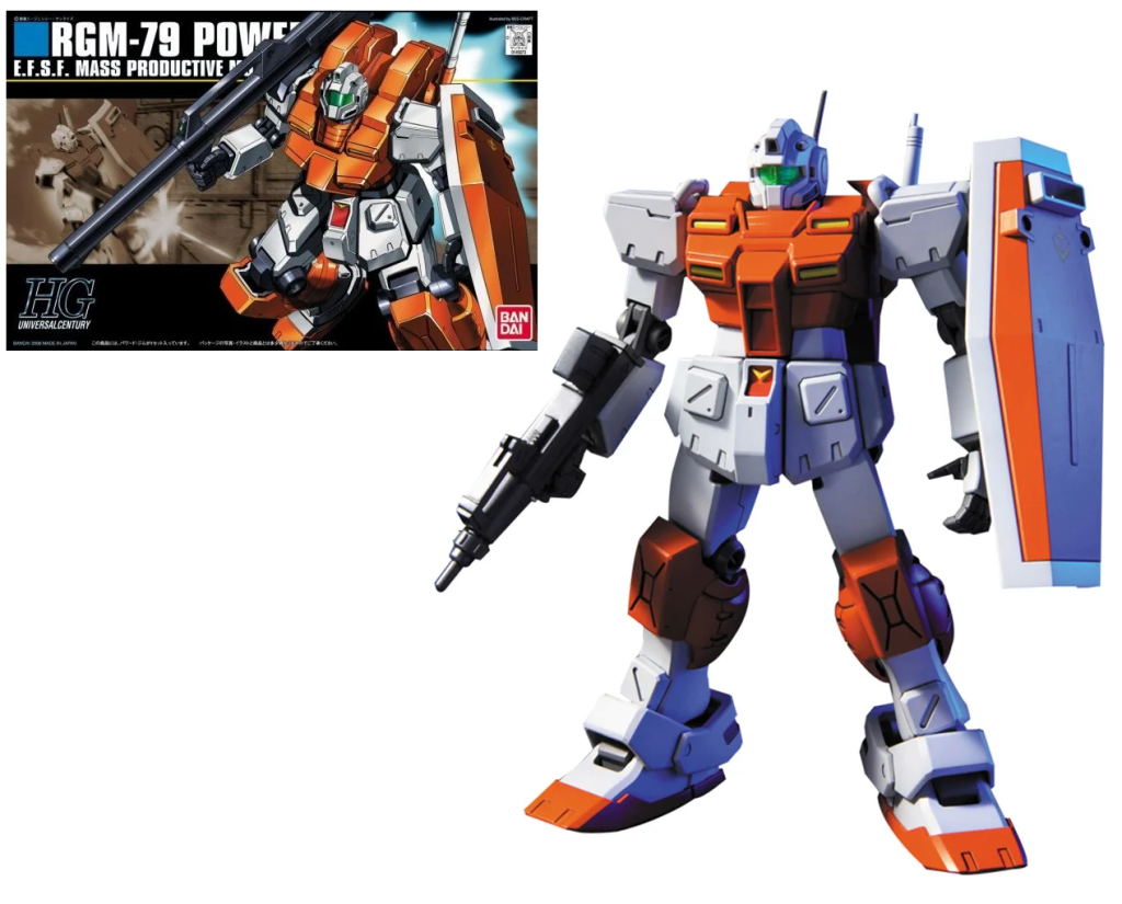 GUNDAM - HGUC 1/144 RGM-79 Powered GM - Model Kit : ShopForGeek.com ...